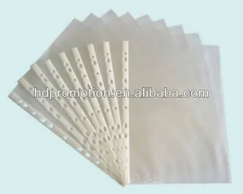A3 Size 11 Holes Pp Clear Sheet Protector - Buy Sheet Protector,Clear ...