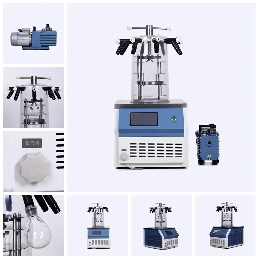Laboratory Vacuum Benchtop Pharmaceutical Lyophilizer Factory Price ...