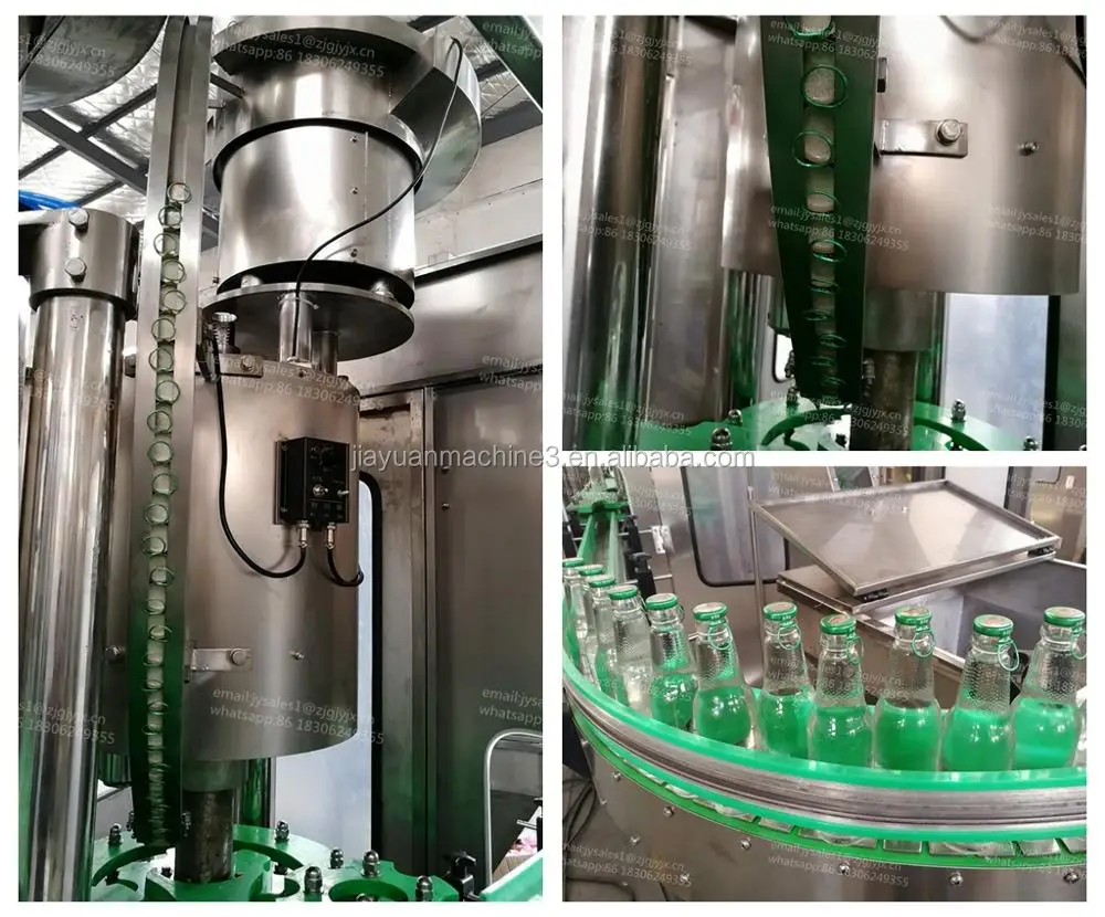 Automatic Ring-Pull Cap Aseptic Glass Bottle Filling Machine