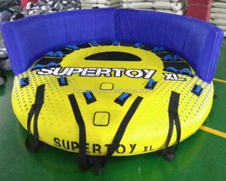 Durable Commercial Inflatable Crazy Towable Ufo Tube For Sea Water ...