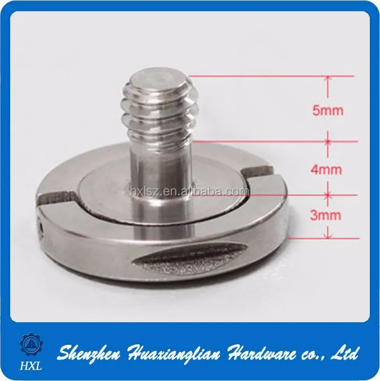 1/4 Stainless Steel Screw Hidden Camera Mounting Screw For Release ...