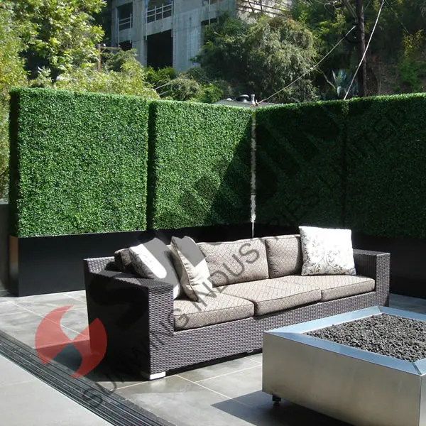 Fire Retardant Faux Hedge Balcony Privacy Screen - Buy Balcony Privacy ...