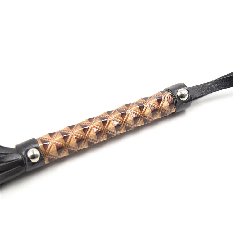 Leather and Feather Whip: Ideal for Couples Bondage Role Play Game