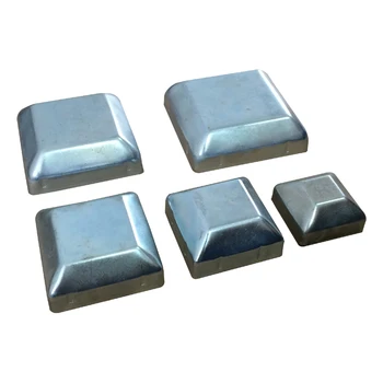 Square Dome Galvanized End Cap For Steel Tube - Buy End Caps For Pipe ...