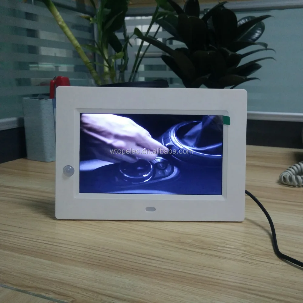 Ir Motion Sensor Activated 7inch Digital Lcd Screen For Advertising ...