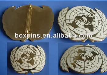 The United Nations Insignia Pin Badges Un Emblem Badges - Buy The ...