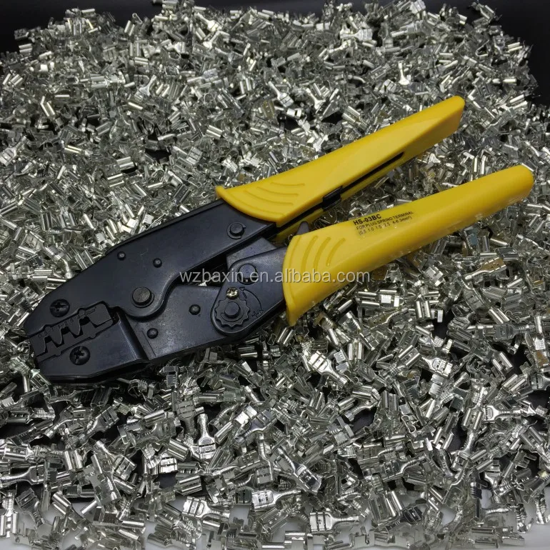 Customize 250 Faston Terminal Crimping Tool 0.5mm-6.0mm Wire Range