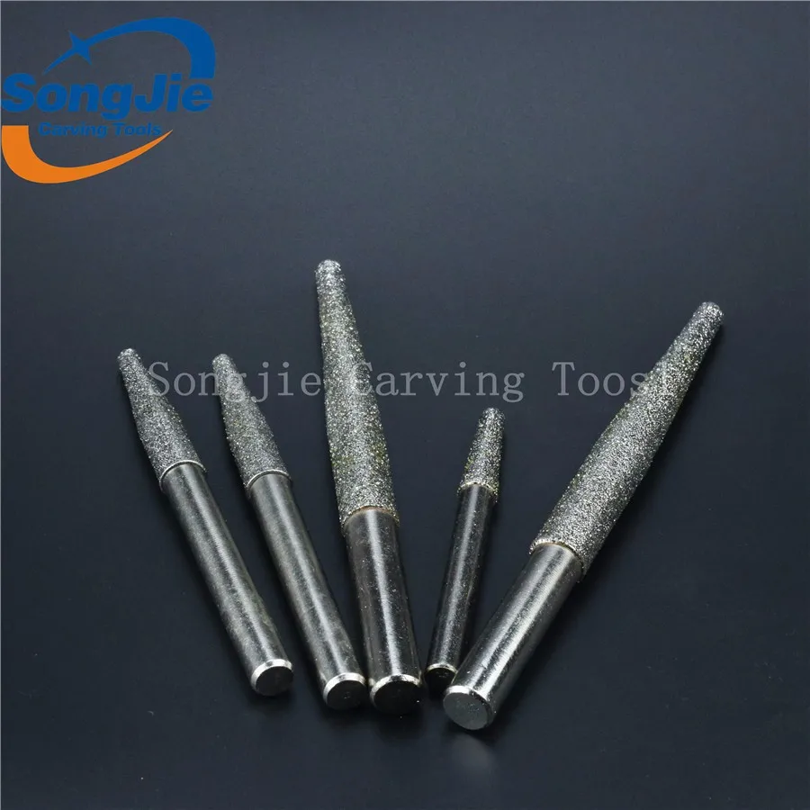 Sintered Polishing Burr Diamond Rotary Burr Drill Engraving Bits For ...