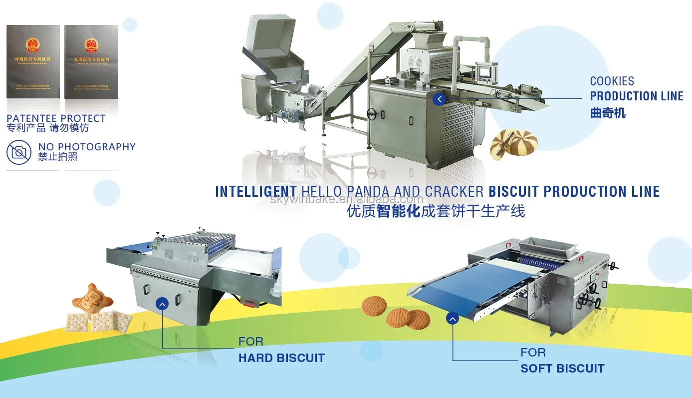 Skywin Newest Bakery Machines Small Biscuit Making Machine Production ...