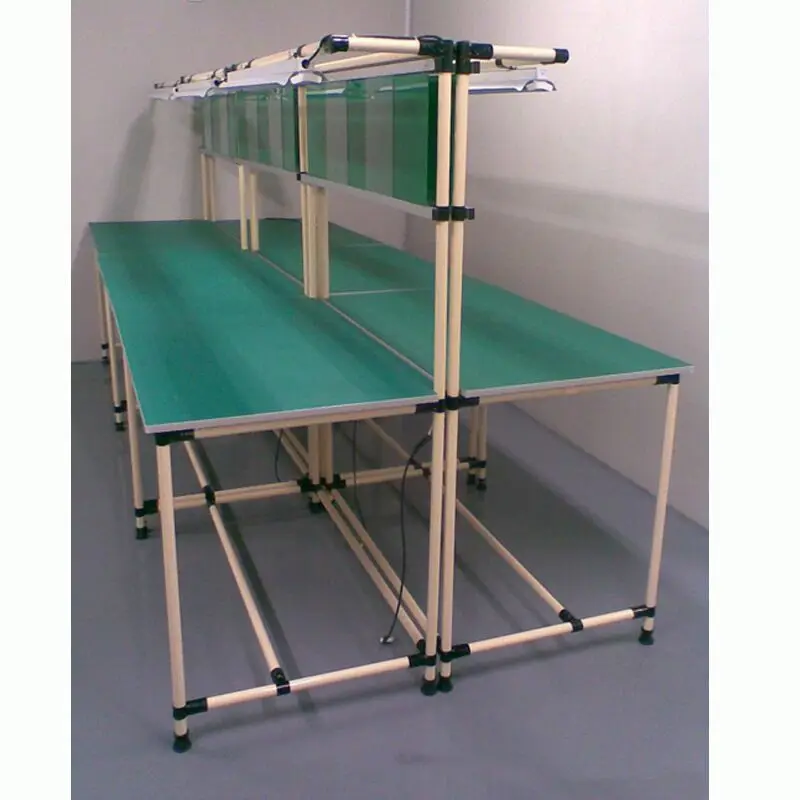 Production Equipment Lean Pipe Esd Electronic Work Table For ...