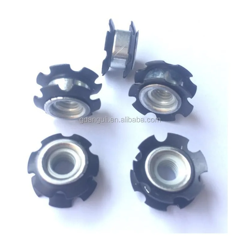 Double Spring Threaded Star Nut Tube Insert Connectors