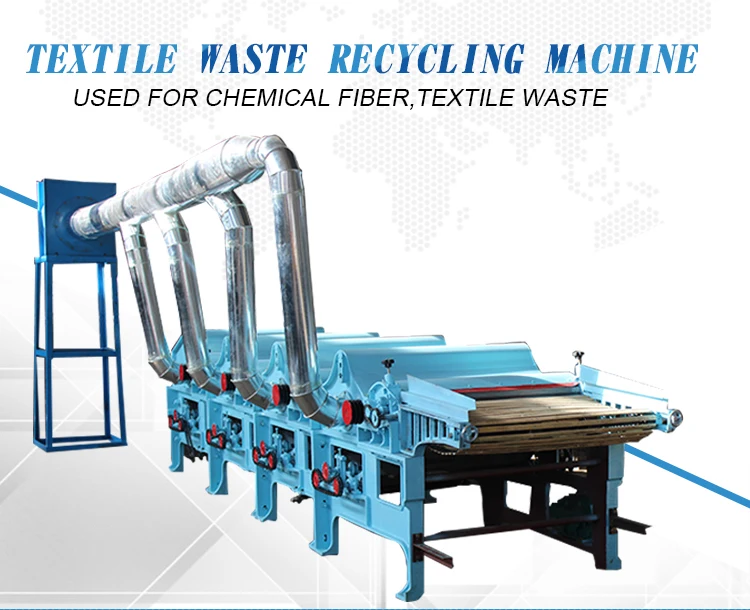 High Speed Top Quality Textile Waste Recycling Machine Made In China ...