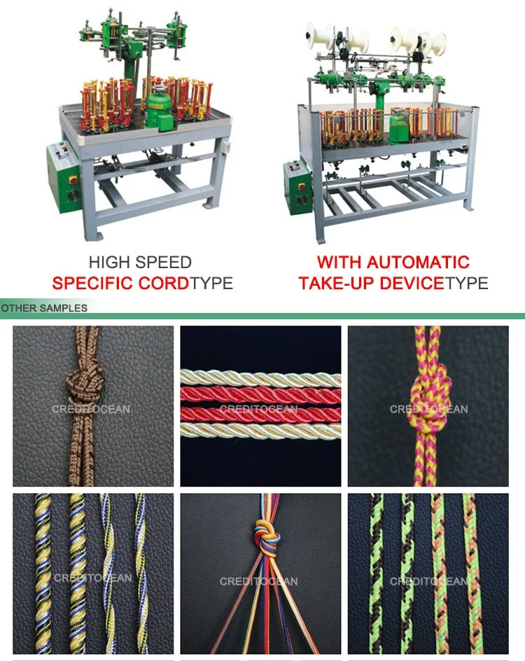 Credit Ocean High Speed Rope Braiding Machine,Rope Knitting Machine ...