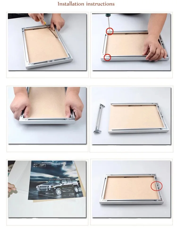 Aluminum Alloy Picture Frame Accessories - Durable & Stylish