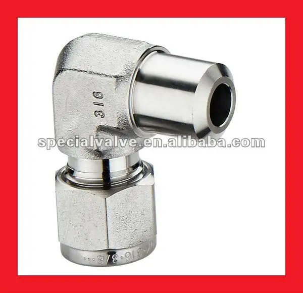 High Pressure Reliability Right Angle Elbow Tube Fittings - Buy 90 ...