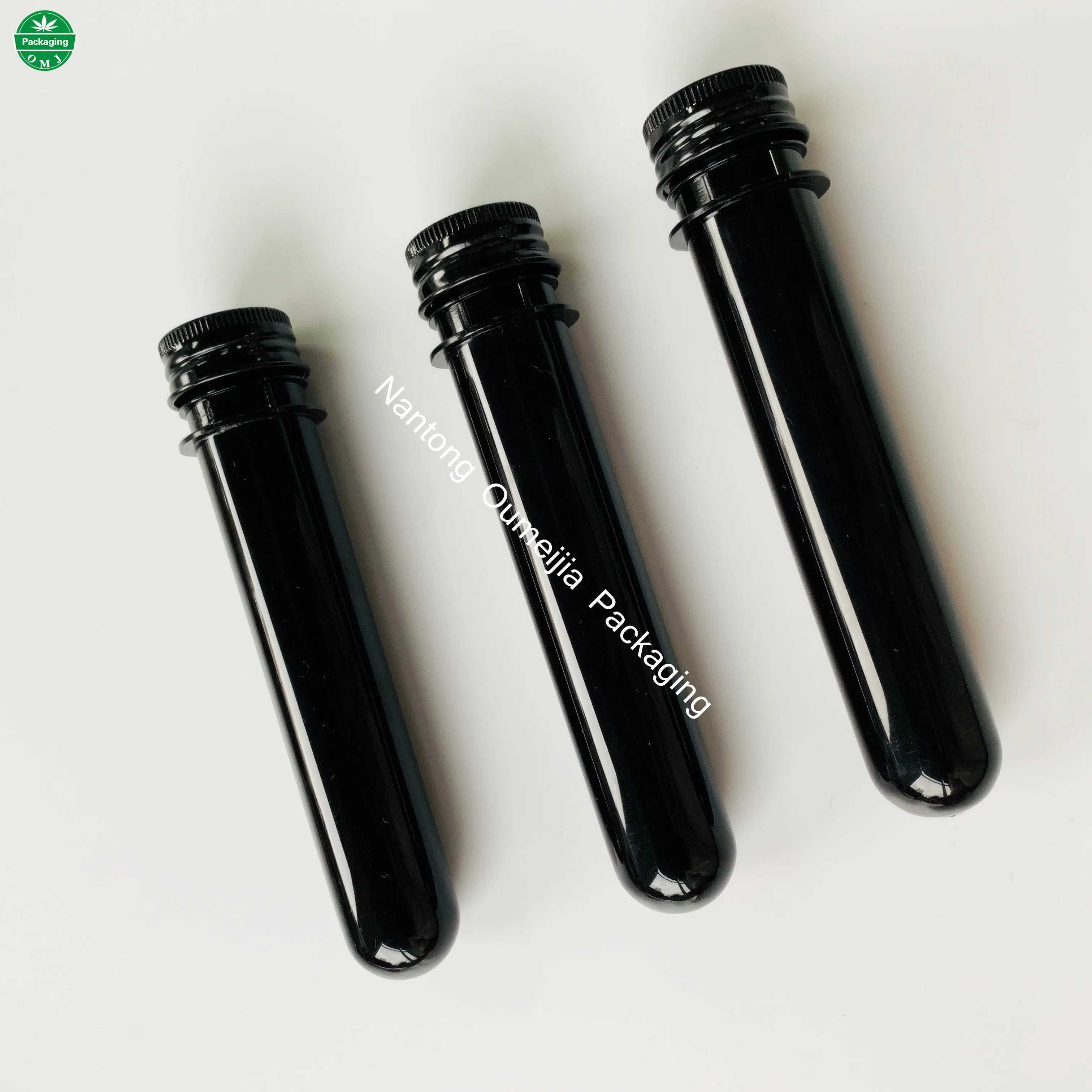 25x140mm 40ml Plastic Test Tube Preroll Container For Weed Packaging ...