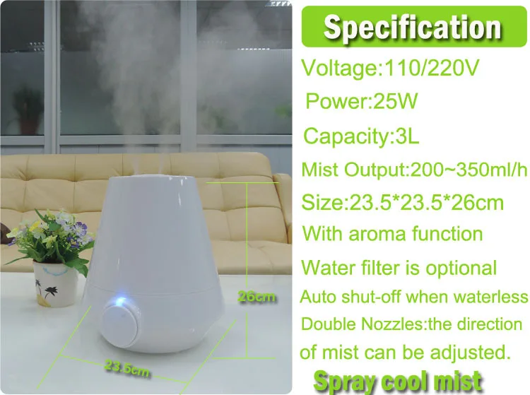 Classic Ultrasonic Humidity Fire Humidifier - Buy Humidity Fire ...