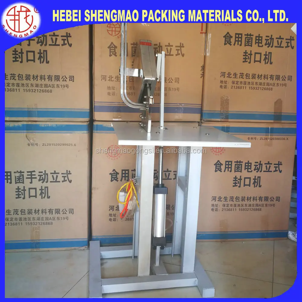 Pneumatic Frozen Whole Chicken Packing Bag Clipper Machine