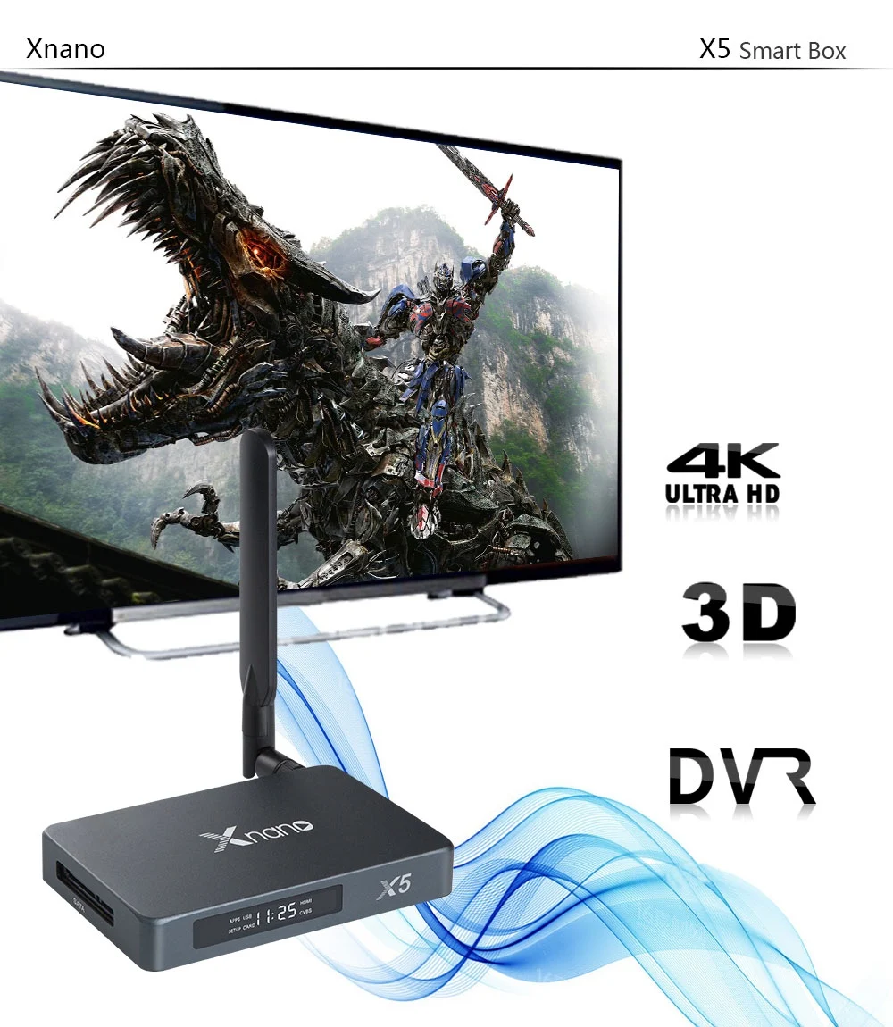 Ott Stb With Sata3.0 Wifi Ac 5.8g Support Dts Hd Realtek Rtd1295 Iptv ...