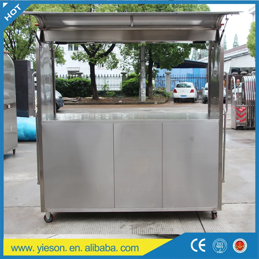 304 Stainless Steel Coffee Bar Cabinet Portable Mobile Coffee Bar ...