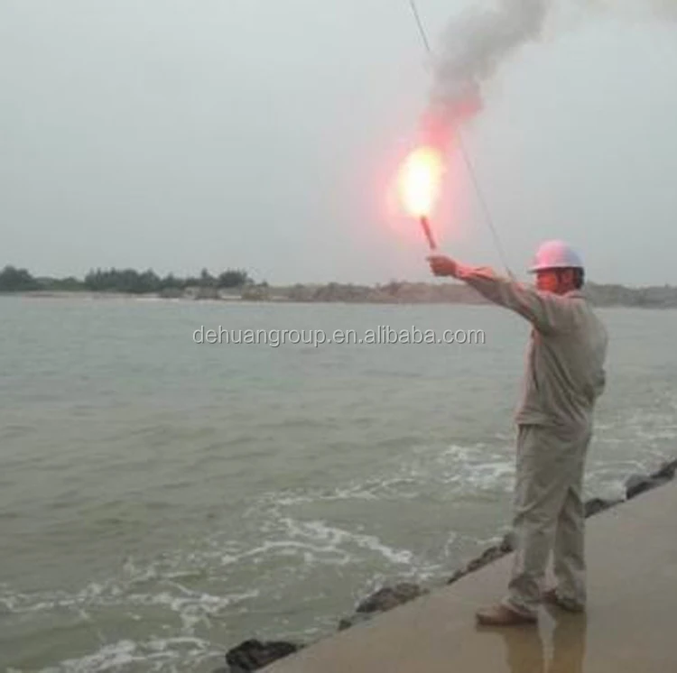 Solas Marine Safety Signals Long Burning Time Red Hand Flare Signal For ...