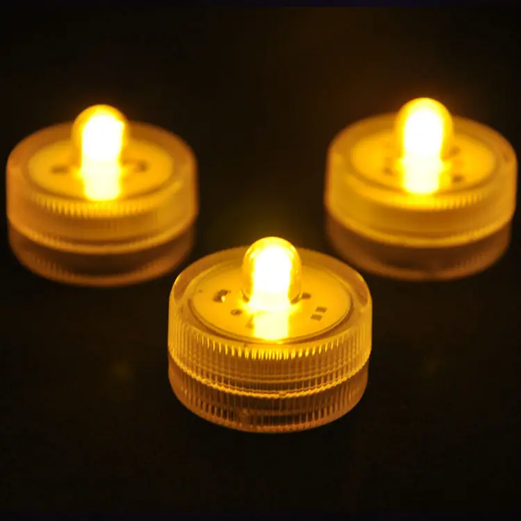 Super Bright White Submersible Mini Led Tea Lights for Party Supplies ...