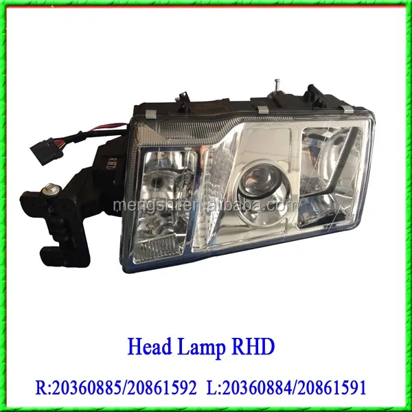 Eclairage de tête de tracteur camion, 24 v, 21001672 21001673 ...