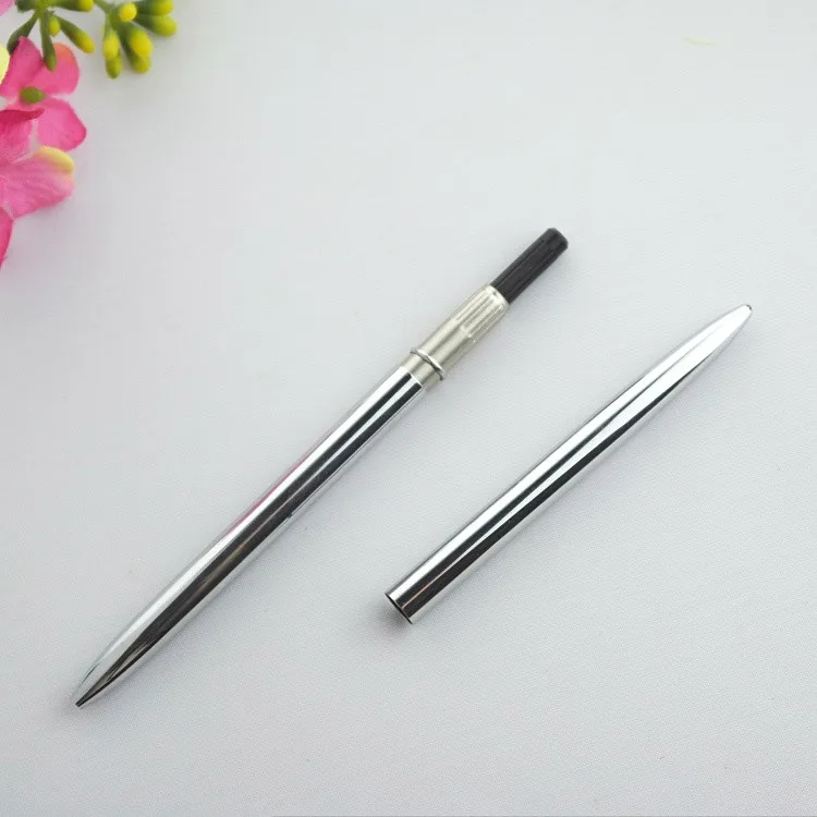 Silver Thin Metal Pen,Light Weight Copper Pen For Office Use - Buy Thin ...