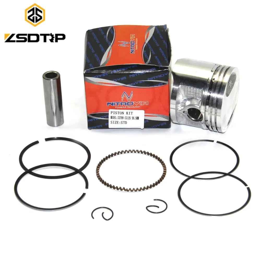 Cg125 Motorcycle Piston Kit,Kit Piston 56.5mm Std - Buy Motorcycle ...