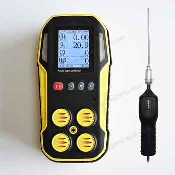 Mining Portable Ch4,O2,Co,H2s,Multigas Detector Gas Detector With ...