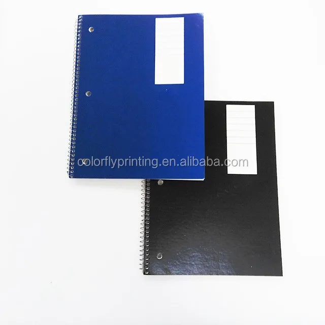 Custom 1 Subject College Ruled Yellow Cheap Bulk Spiral Notebooks ...