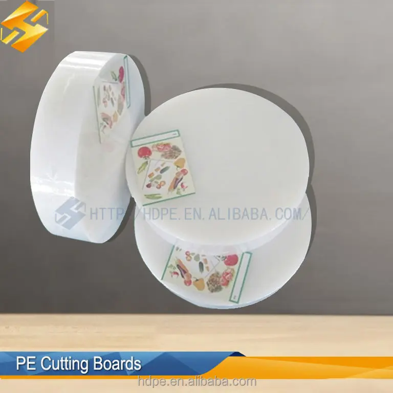 Thick Round Cutting Board Plastic Cutting Board Polyethylene Chopping ...