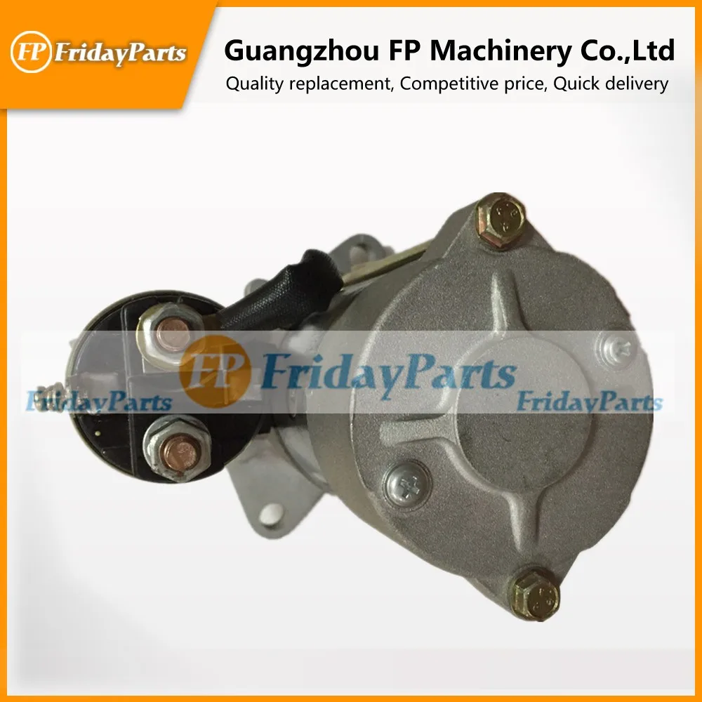 Excavator Engine Parts M008t80071 Me012995 Motor Starter For Model 4d32 ...