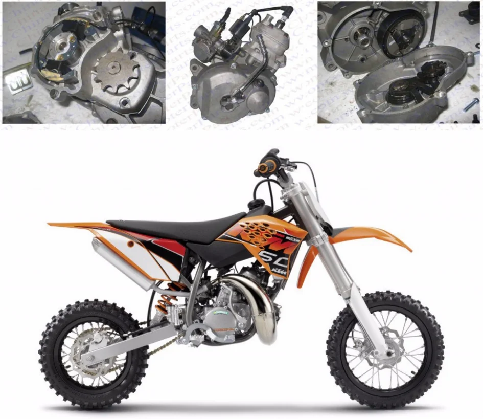 Alloy Radiator Kit For Ktm 50 Sx Sxs Mini 49cc 50cc Water Cooled Mini ...