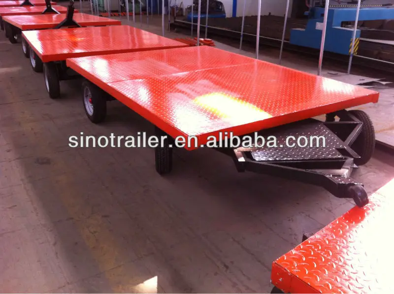 1ton 2ton 5ton Small Flatbed Turntable Trailer For Transportation - Buy ...
