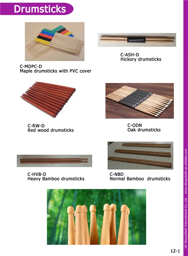 Drum Set for Adults - Premium Moboog Drumsticks 5A & 7A