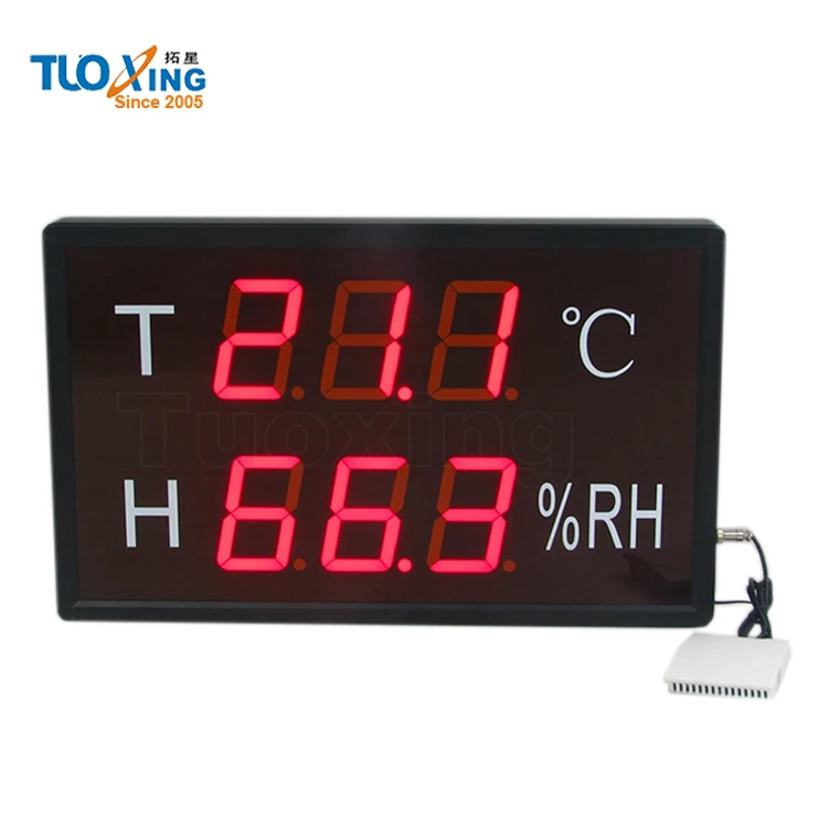 Large LED Display Temperature And Humidity Transmitter Huato | atelier ...