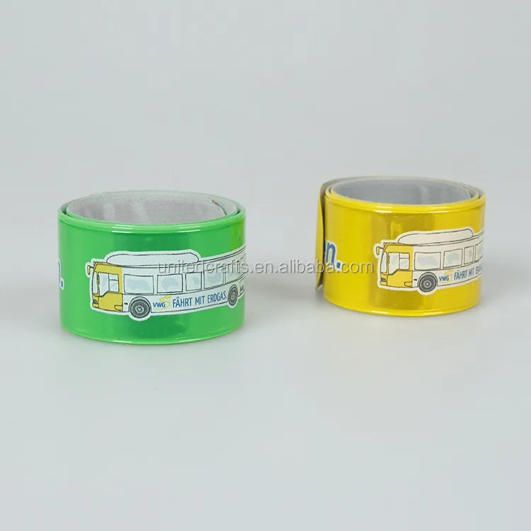Customized Reflective Slap Bands Cartoon Kids Slap Bands Reflective ...