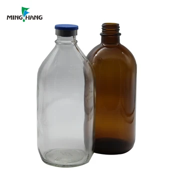 500ml Glass Saline Bottle/ Medical Glass Injection Bottle - Buy Medical ...