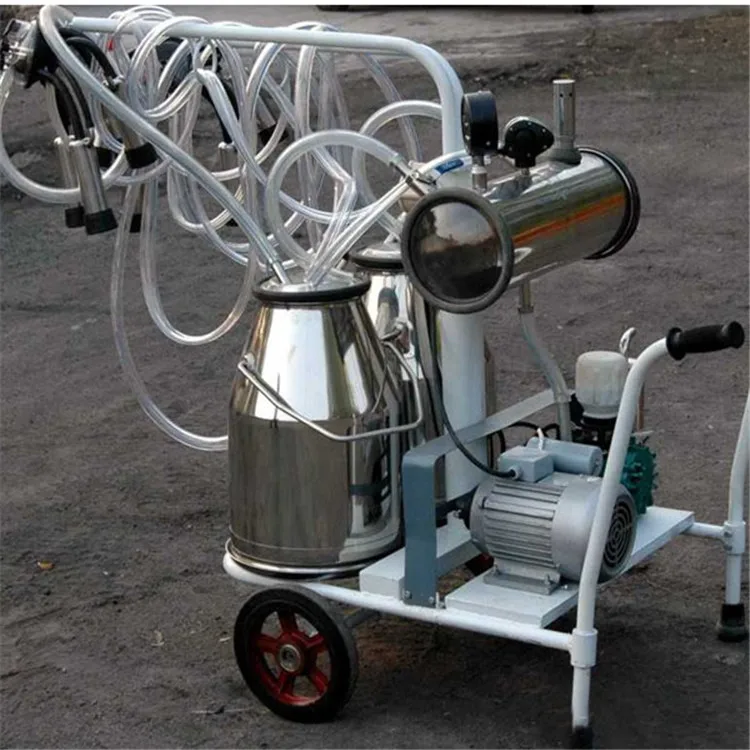 Double Tank Vacuum Pump Cow Milking Machine - Buy Cow Milking Machine ...