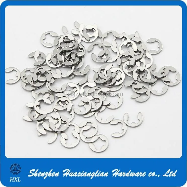Stainless Steel And Steel E Type Clip Washer With Split Circlip Snap ...