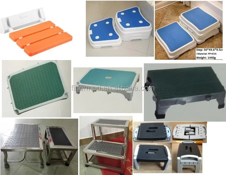 Lightweight Alumimum Hospital Stackable Foot Step Stool - Buy Foot Step ...