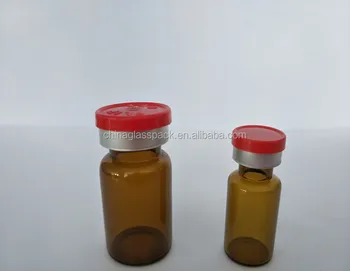 6r Tubular Clear Glass Vial With Flip Off Cap For Injection - Buy Clear ...