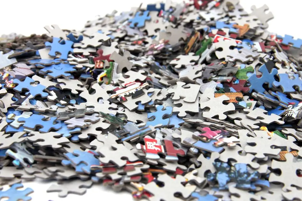 High Quality Paper Jigsaw Puzzle 750pieces Made From Thick Grey ...