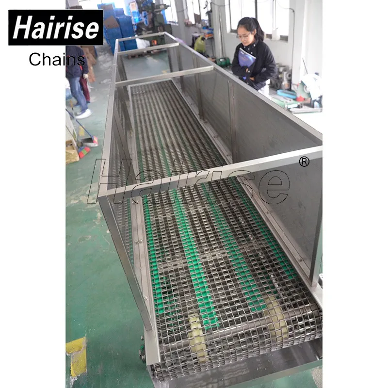 Hairise Ss Steel Belt Industrial Slat Band Conveyor Systems - Buy Ss ...