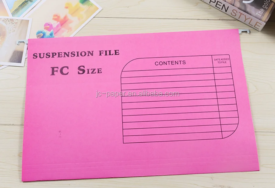 Hanging Suspension File Folder A4 FC Size - Eco-friendly