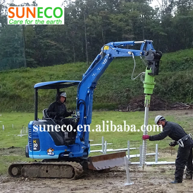 Ground Screw Machine - Buy Ground Screw Piling Machine Spiral Drill For ...