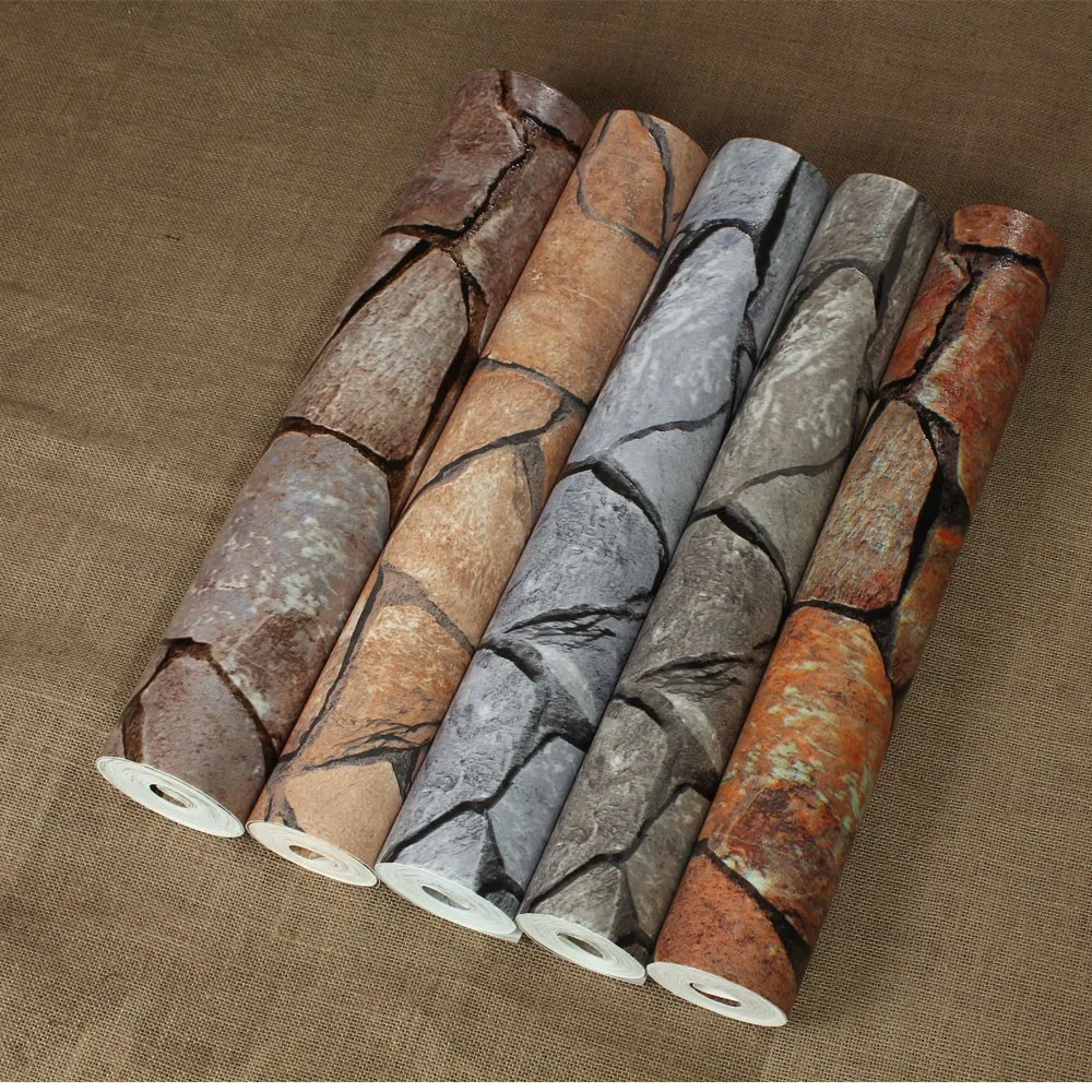 Msyd Wj2 Stone Wholesale 2016 Flex Stone Texture Brick Wallpaper - Buy ...