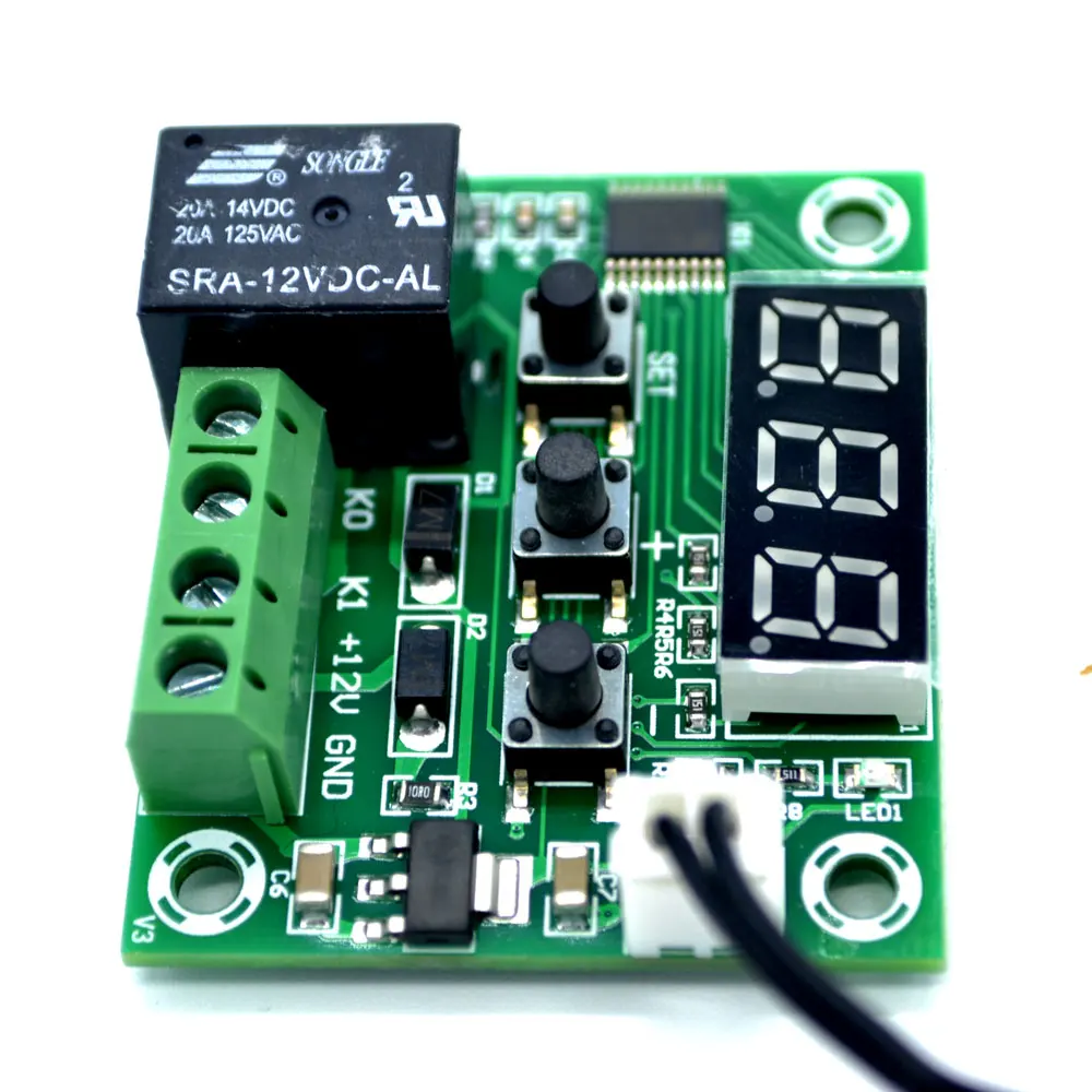 Xh-w1209 Mini Digital Led Display Module Digital Temperature Controller ...