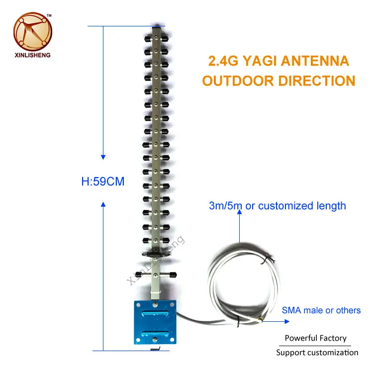 Lte 4g 433mhz Directional Yagi Aerial Supplier Outdoor Direct Wifi 2.4g ...